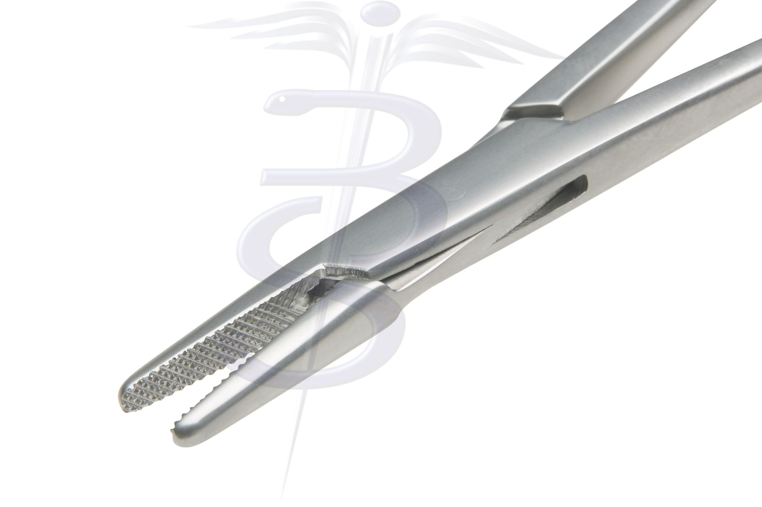 Nievert Needle Holder Offset Bow Serrated Jaws 125mm - Bolton Surgical