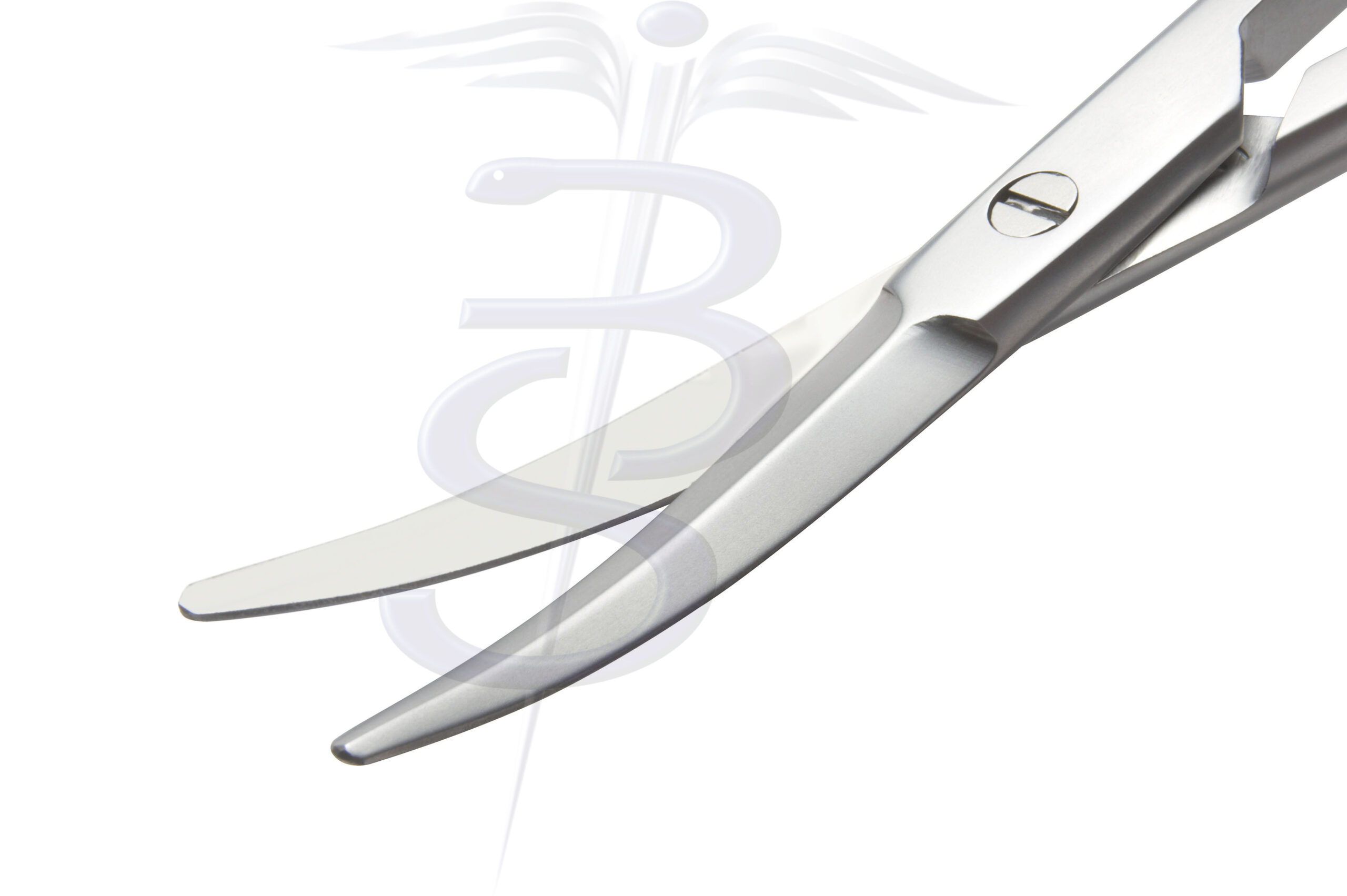 Woods Tonsil Scissor Curved Rapier Blade Serrated 175mm - Bolton Surgical